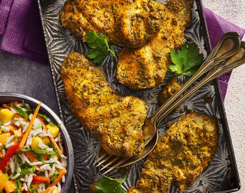 Coronation chicken escalopes | Slimming World