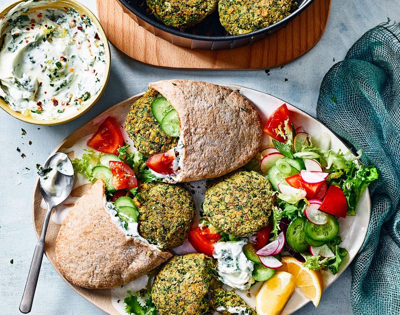 Lentil and rocket air fryer falafels | Slimming World