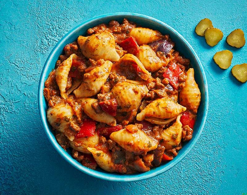 Burger pasta | Slimming World