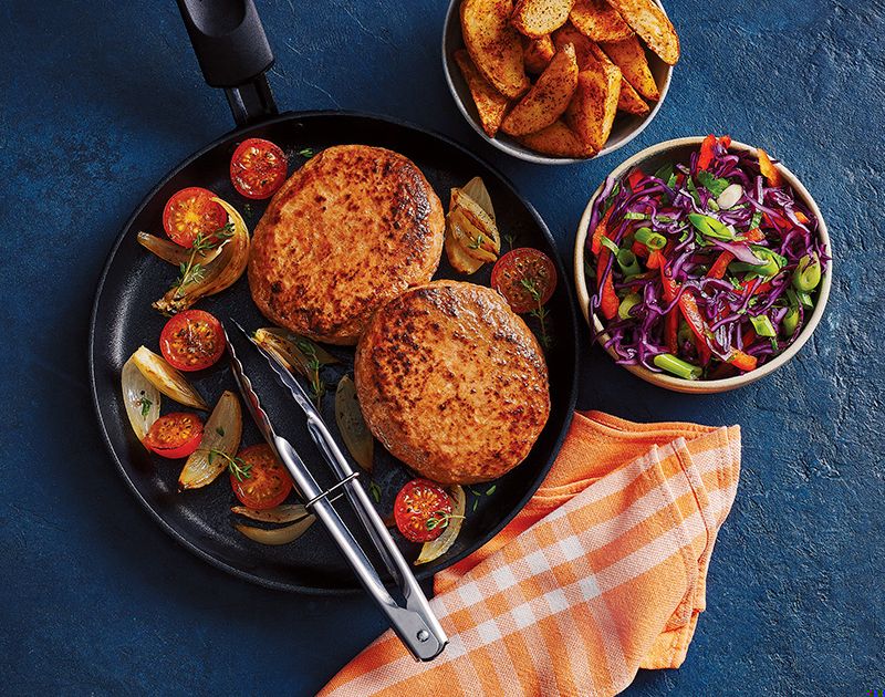 Barbecue pork burgers | Slimming World