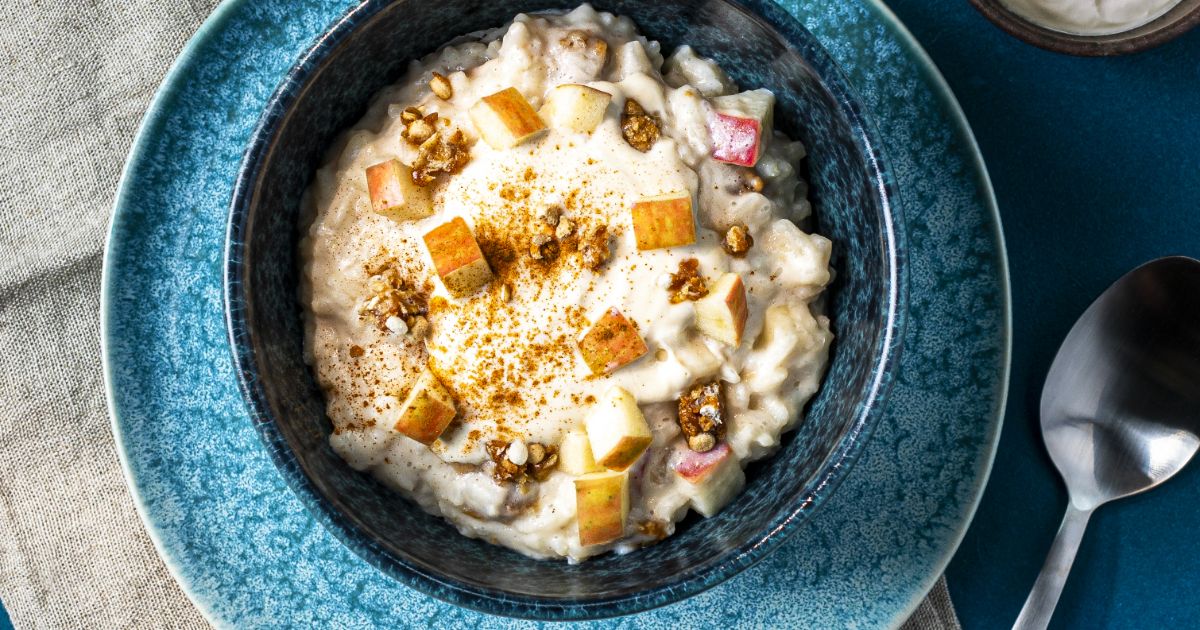 Caramel apple rice pudding | Slimming World