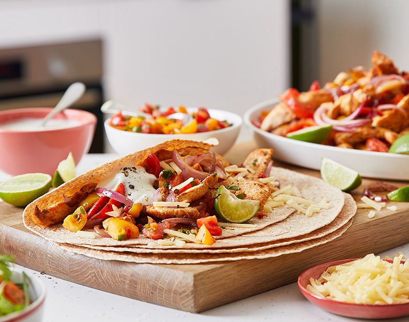 Chicken fajita wraps | Slimming World