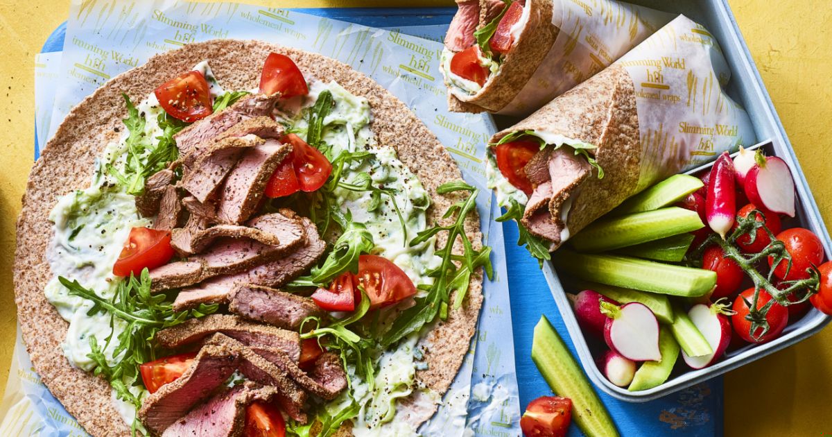Greek lamb wraps | Slimming World