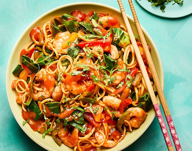Gochujang prawn noodles | Slimming World