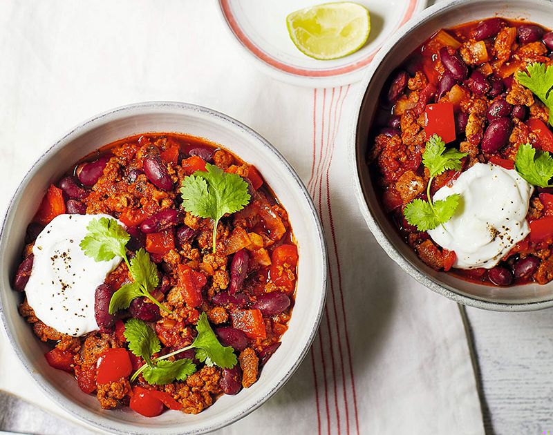 Veggie chilli bowls | Slimming World